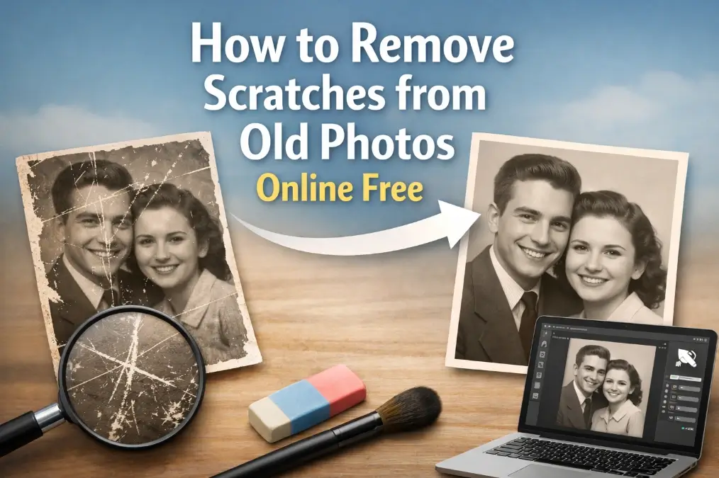 How to Remove Scratches from Old Photos Online Free (2026 Guide)